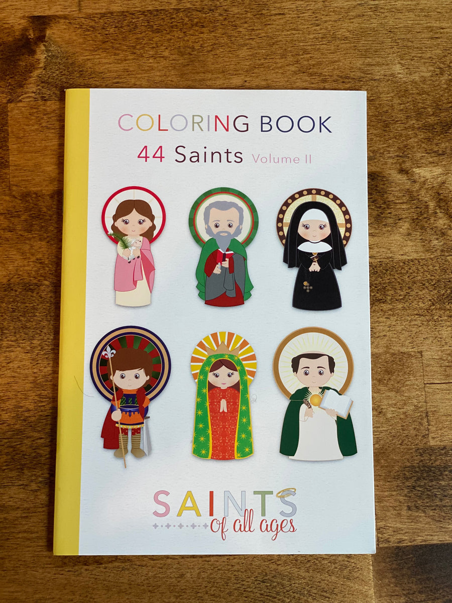 Catholic Saints Coloring Book Vol. II – THE INSPIRED LIVING