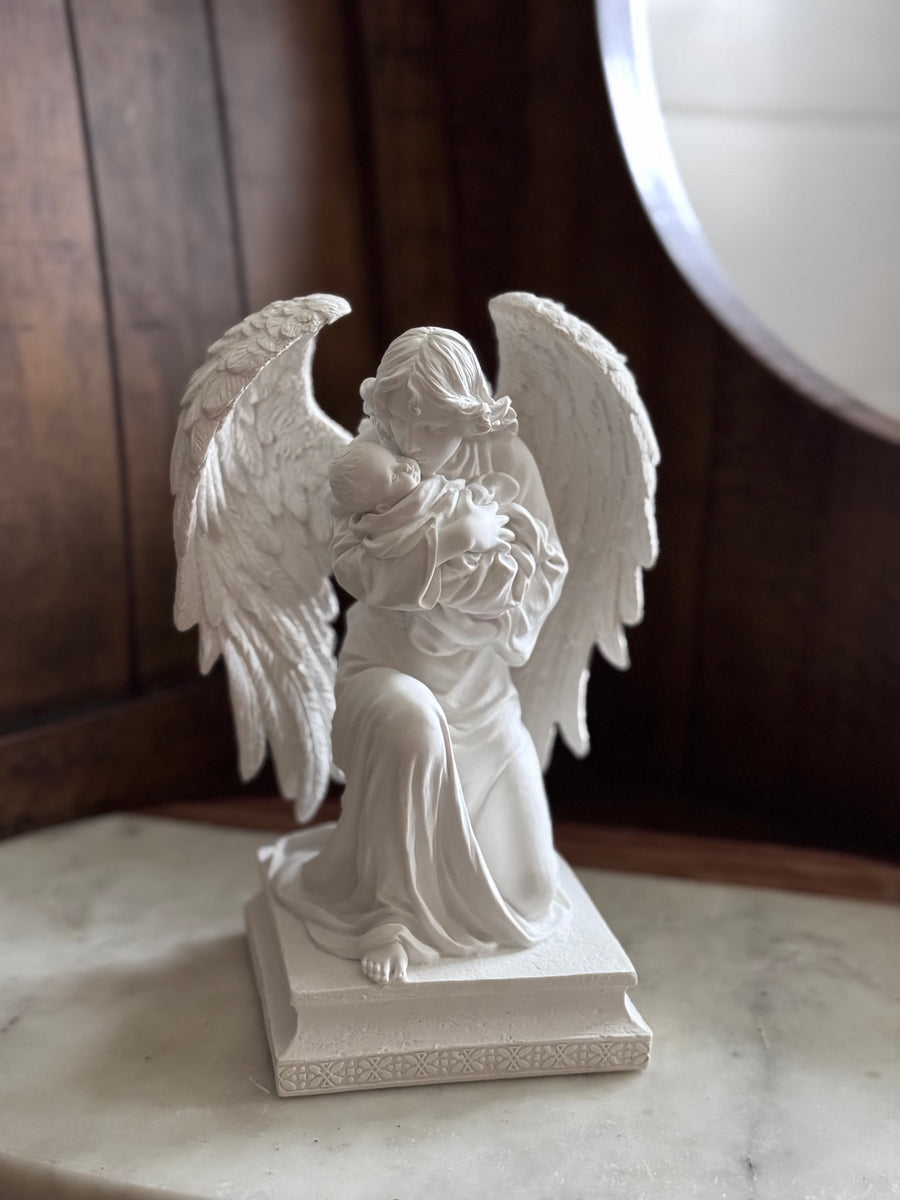 Guardian Angel with Child Statue – THE INSPIRED LIVING
